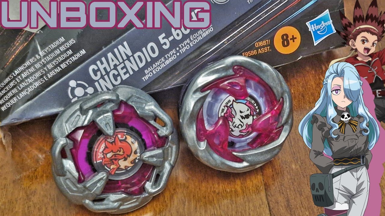 Unboxing Circle Ghost 0-80GB + Chain Incendio 5-60HT | Beyblade X ...