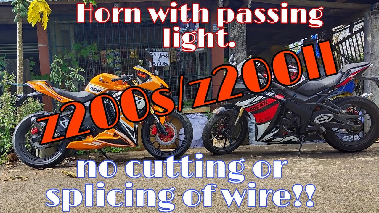 z200s/z200x/z200ll horn with passing lights. - YouTube