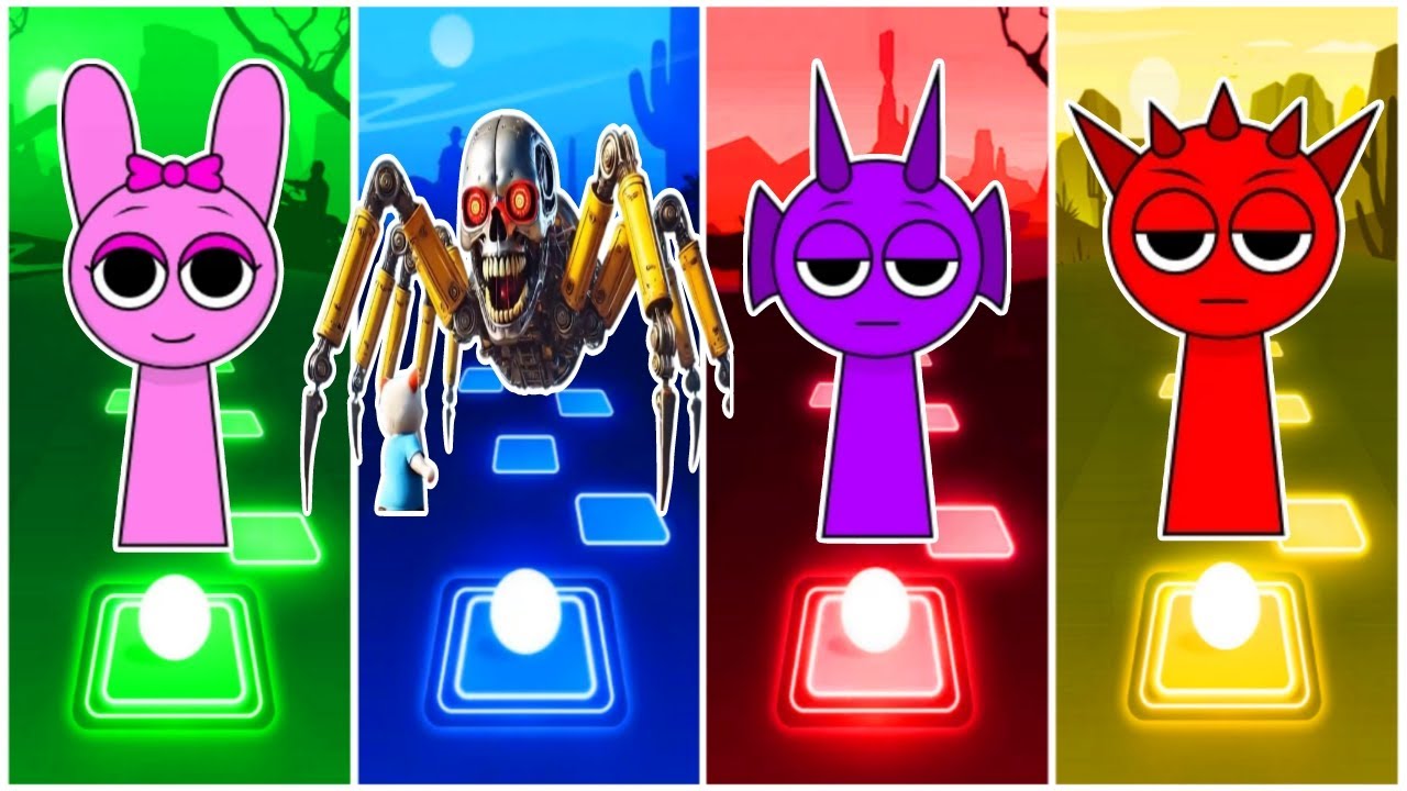 Sprunki Zombie animated 🆚️ Mutated Skeleton Excavator Sprunki 3D 🆚️ ...