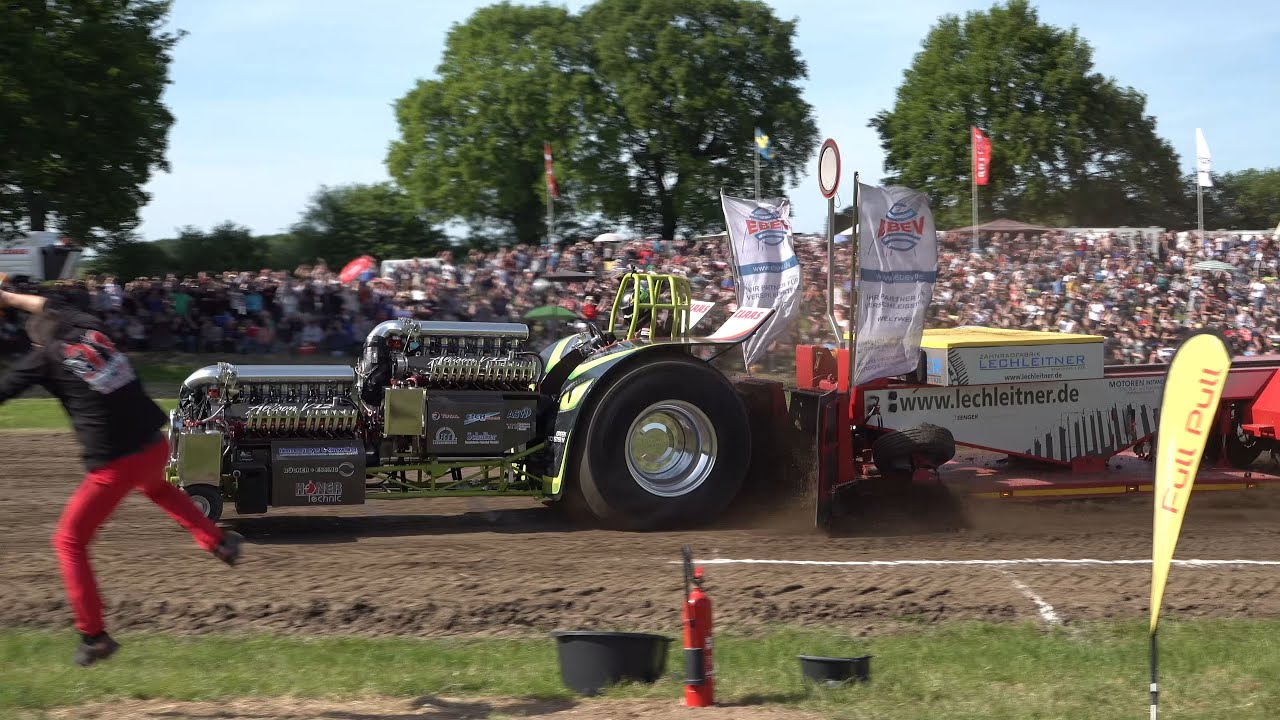 Green Monster Tractor Pulling
