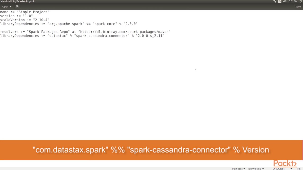 Fast Data Processing Systems with SMACK stack: Connectors – Spark, Cassandra & Akka| packtpub ...