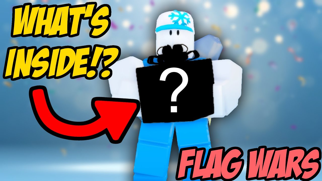 OPENING THE NEW YEAR'S GIFT IN ROBLOX FLAG WARS - YouTube