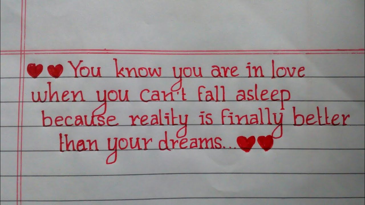 Love quotes | Handwriting - YouTube