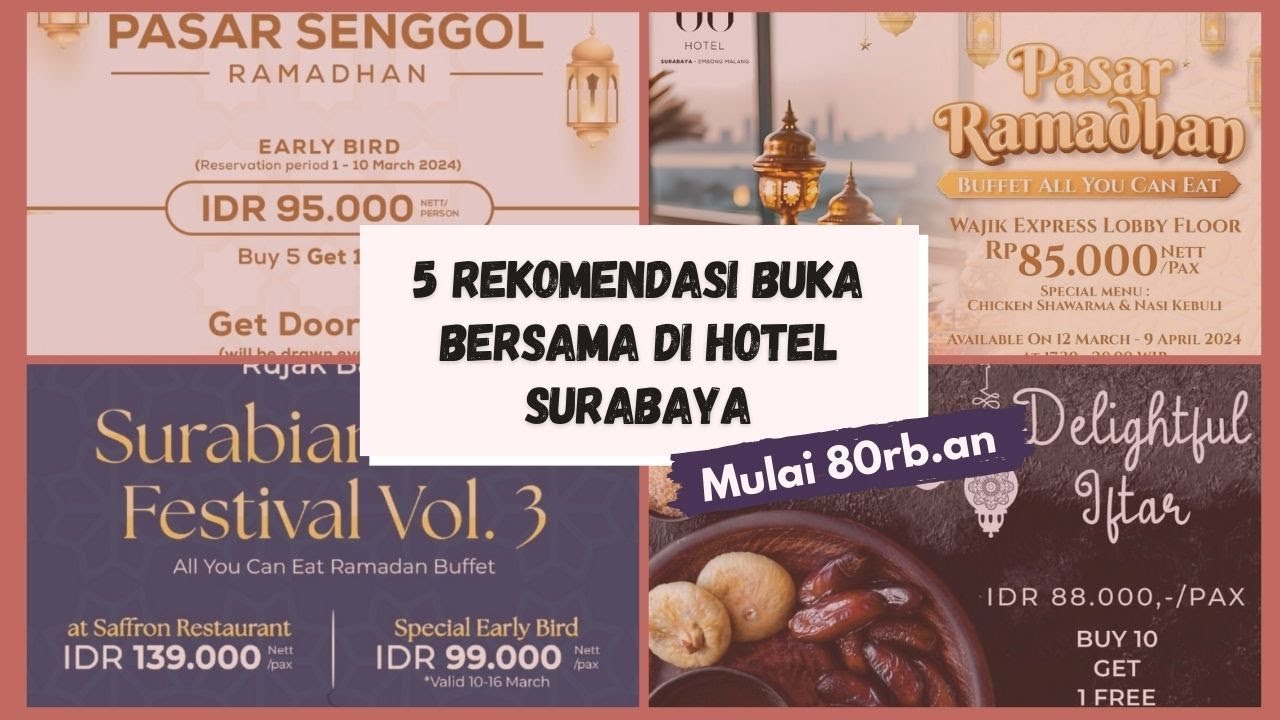 PAKET BUKBER 2024 ALL YOU CAN EAT DI HOTEL SURABAYA MULAI 80RIBUAN ...