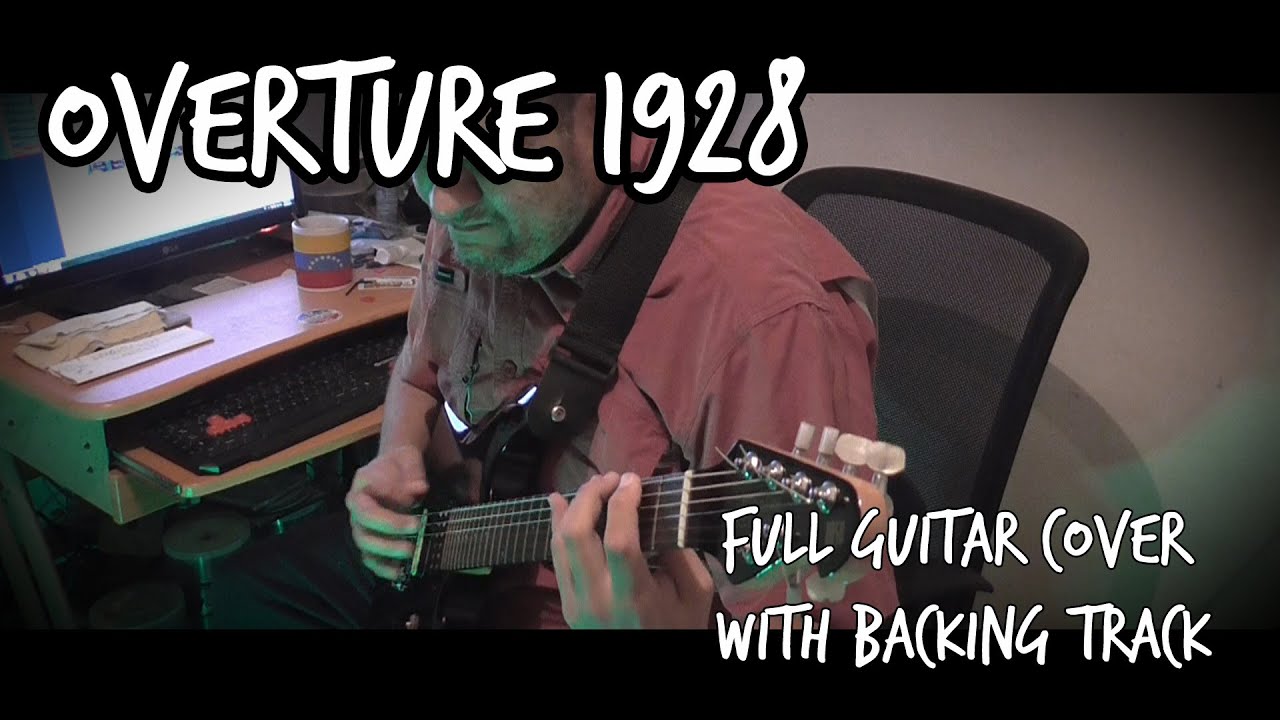Overture 1928 - Guitar Cover With Backing Track - YouTube
