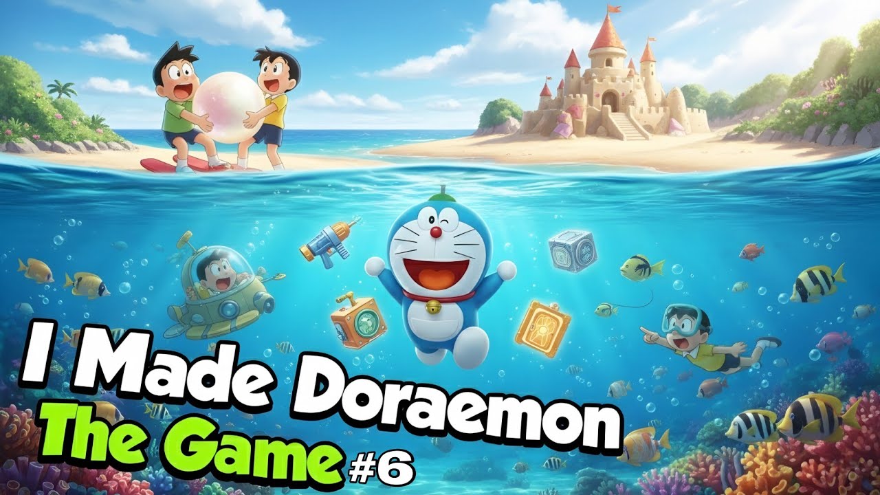 Doraemon Open World Mobile Game part 6 | Doraemon Nobita open world ...