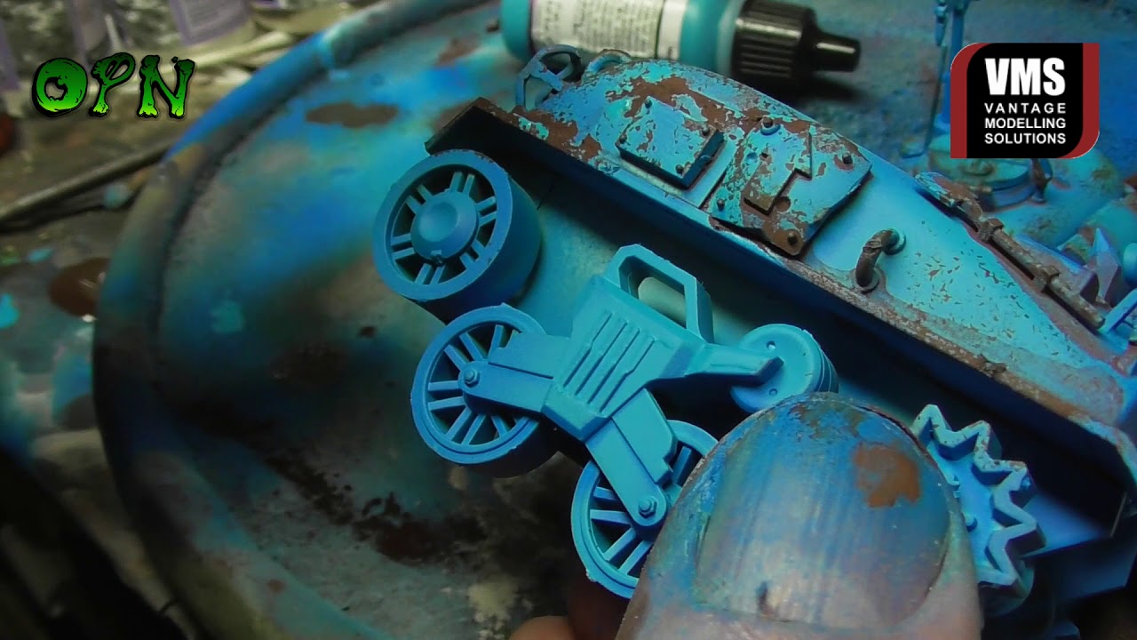 HOW TO PAINT AND WEATHER A TANK WITH PIGMENTS!! - YouTube