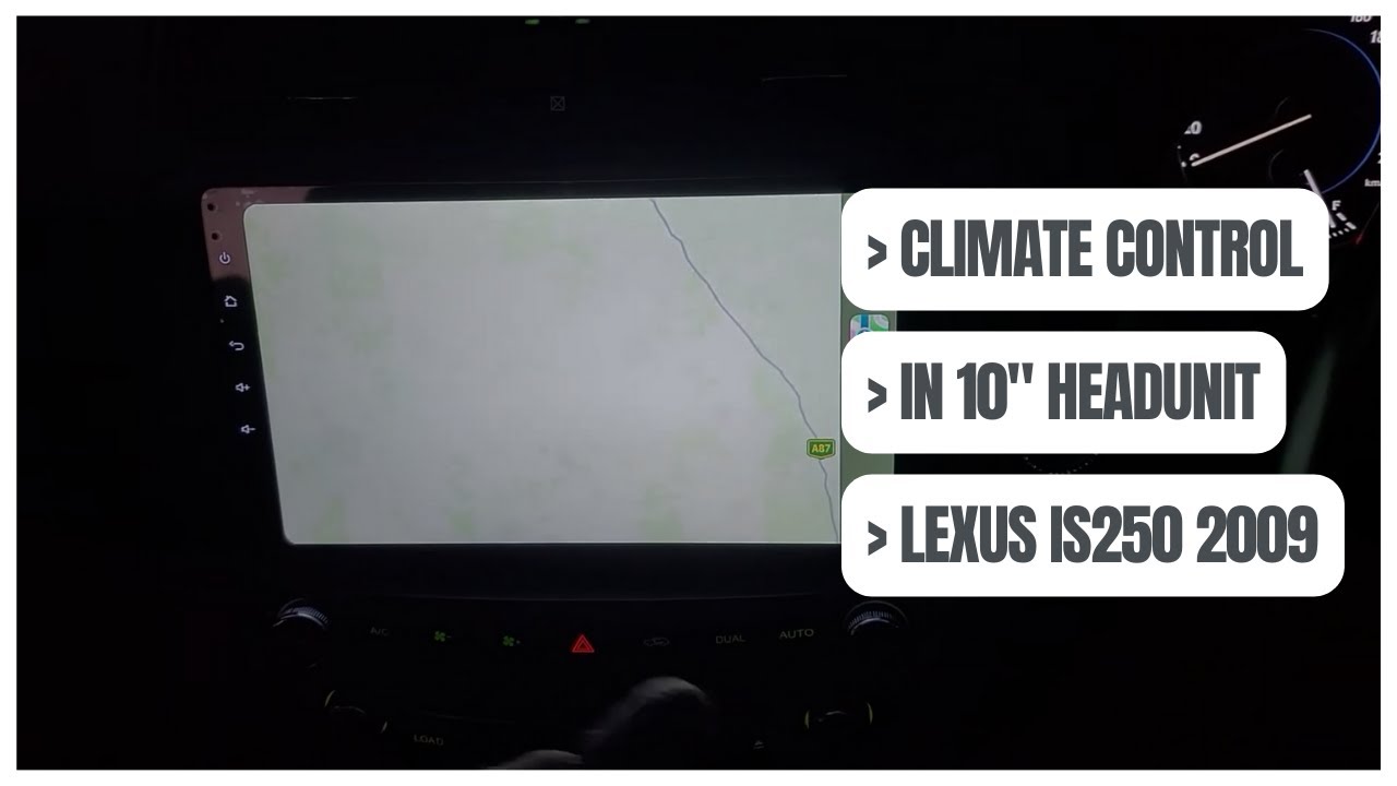 Uncover the Climate Control 10" headunit LEXUS IS250 2009 | Fits IS200 ...