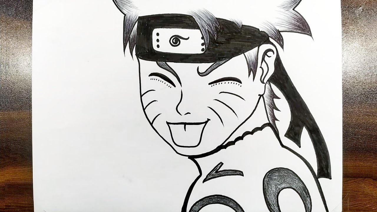 How to draw Happy Naruto easy || step by step drawing tutorials || Easy ...