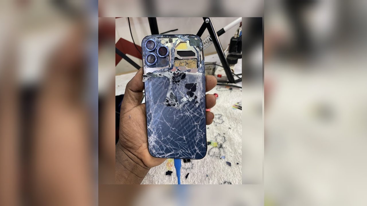 How I restored Destroyed iphone 12pro max that was totally cracked 😳 ...