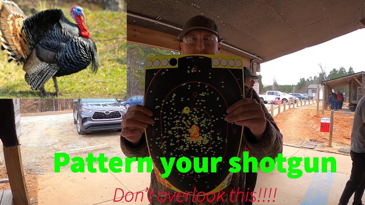 Pattern your shotgun for Turkey Season! - YouTube