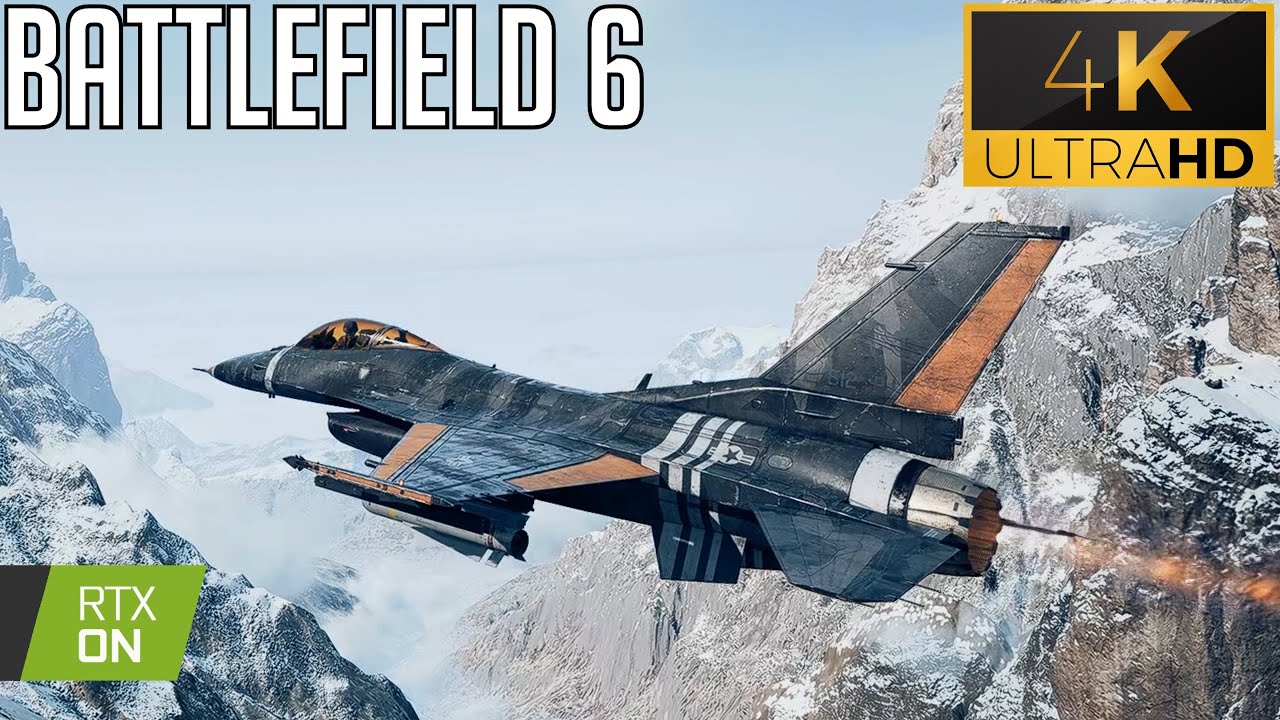 Battlefield 6 - F16 Jet Gameplay [4K OVERKILL] - YouTube