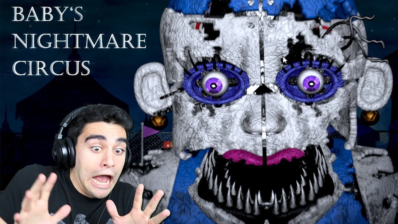 NIGHTMARE BALLORA IS NOW AFTER ME! - Baby's Nightmare Circus (Bon-Bon ...