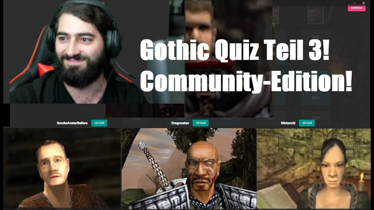 Gothic Quiz S1F3! (Community Edition) - YouTube