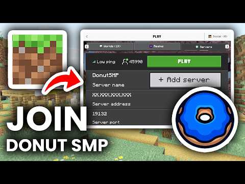 How To Join Donut SMP In Minecraft Bedrock - Full GUide
