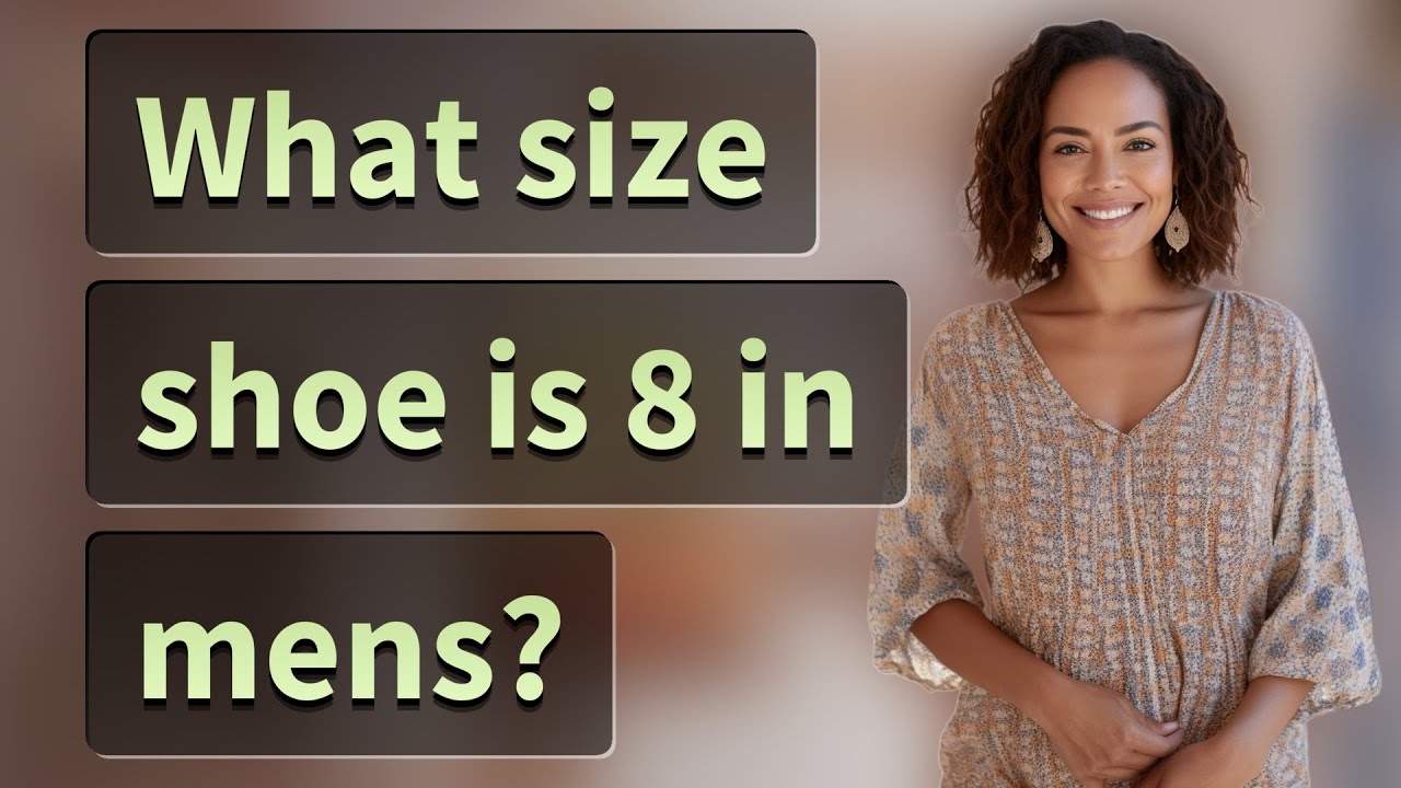 What size shoe is 8 in mens? - YouTube