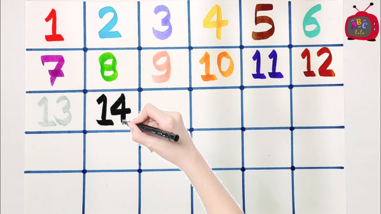 Numbers 1 to 30 | Learn to write 1-30 |123Song | Counting Numbers| एक ...