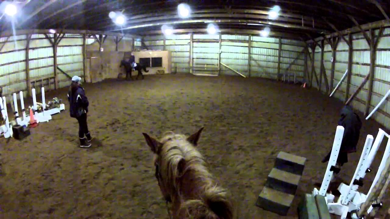 Horse Riding Lesson, Chest CAM - YouTube