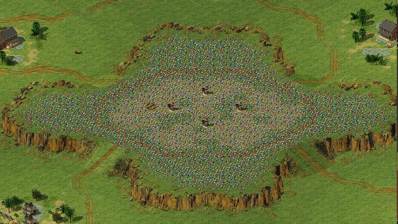 Red Alert 2 | Yuri's Revenge | 7 vs 1 | Libya vs random | Extra hard AI ...