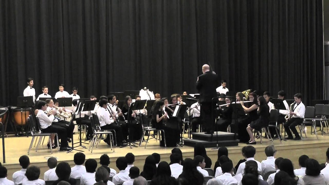 Pioneer Middle School Band Performance December 8th 2015 - YouTube