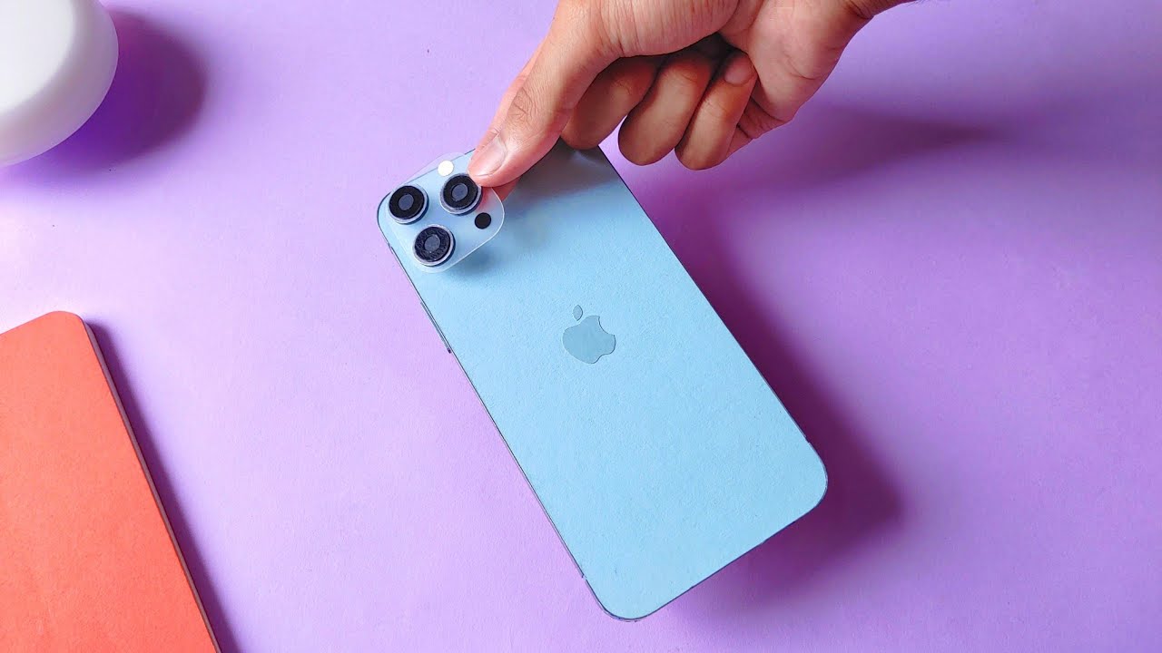 How to make iPhone 13 Pro Max from cardboard - YouTube