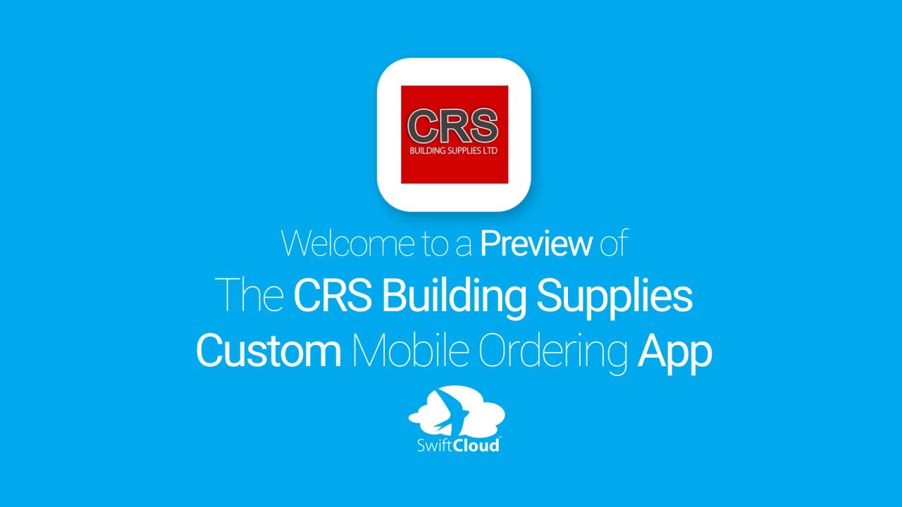 CRS Building Supplies - Mobile App Preview - CRS527W - YouTube