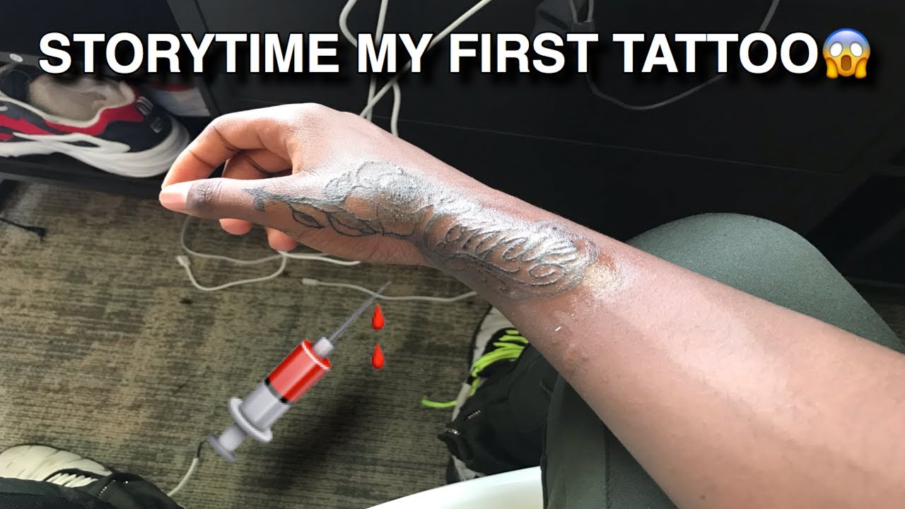 STORYTIME GETTING MY FIRST TATTOO *MUST WATCH* - YouTube