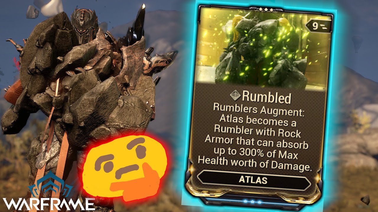 Rumbled Augment Mod For Atlas - Is It Good? | Warframe - YouTube