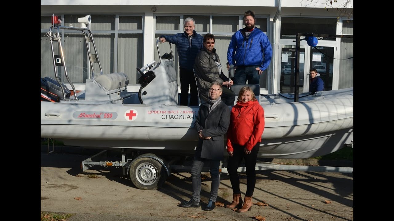 Brcko Red Cross Rescue Boat - YouTube