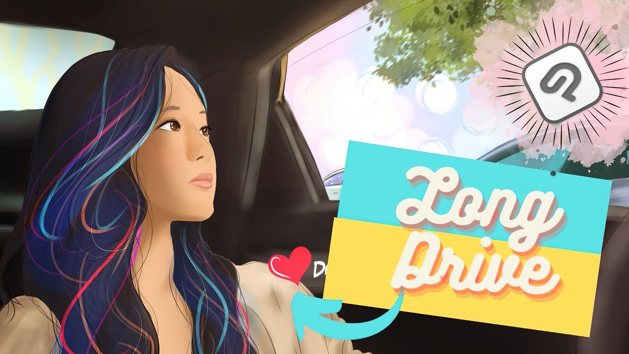 Long Drive - How To Draw/ Tutorial Painting Process - YouTube