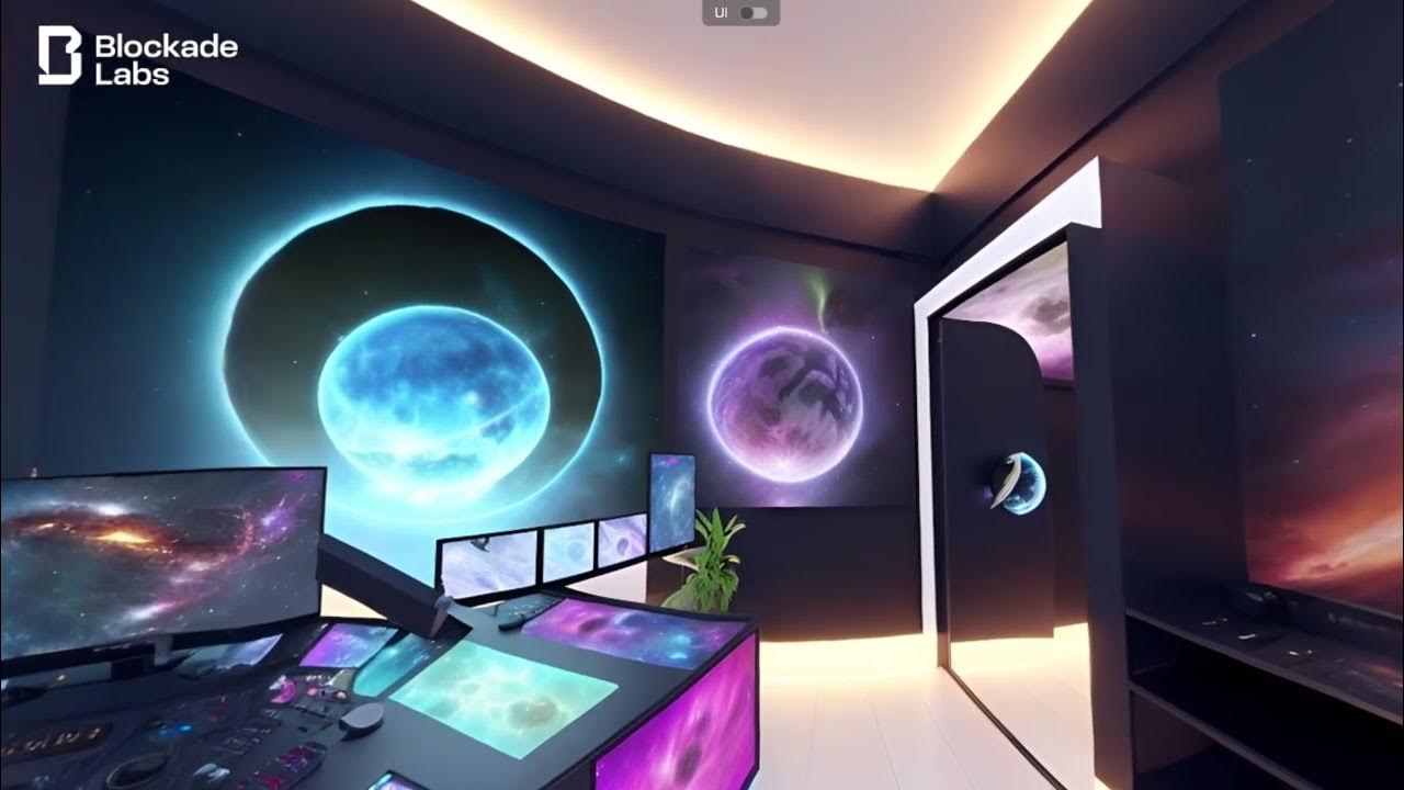 Futuristic RD Room with Skybox-Blockade-Labs + #downstatemusic - YouTube