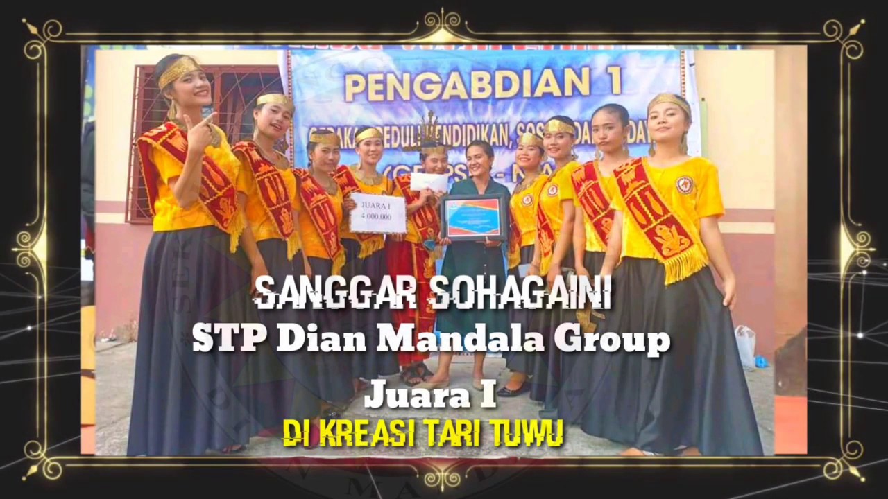 Penampilan terbaik Lomba Kreasi Tari Tuwu (Nias) - YouTube
