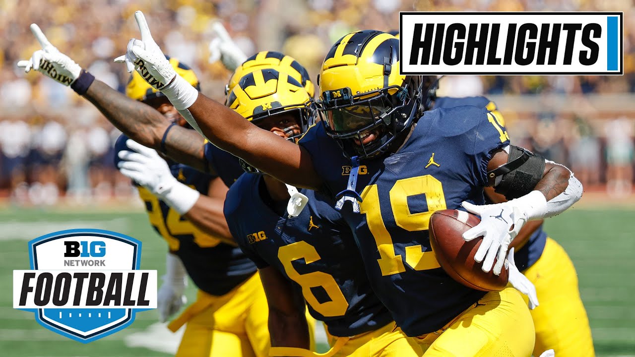 Colorado State at Michigan | Highlights | Big Ten Football | Sept. 3 ...