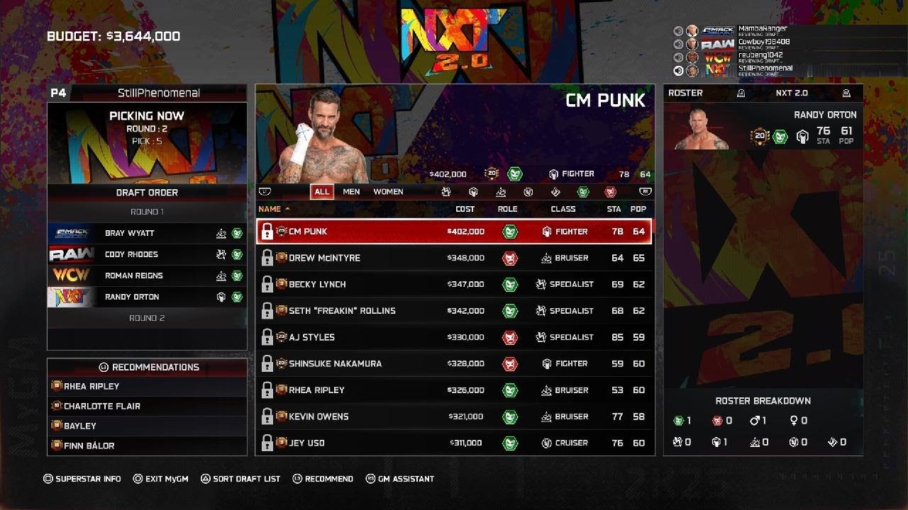 WWE 2K25_draft build 4p - YouTube