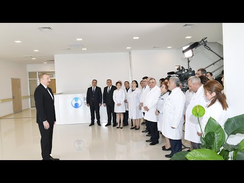 İlham Əliyevin Goranboy Rayon Mərkəzi Xəstəxanasının açılışında nitqi