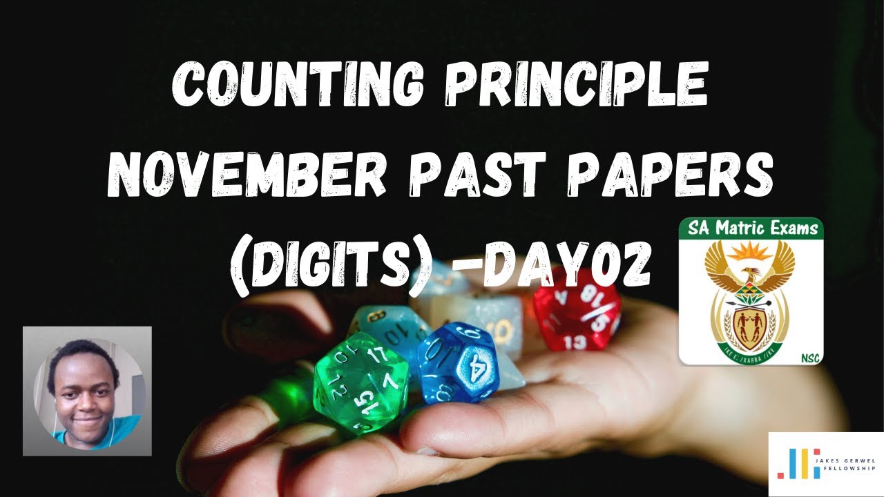 Counting Principle || November past papers (DIGITS) | Grade 12 - YouTube