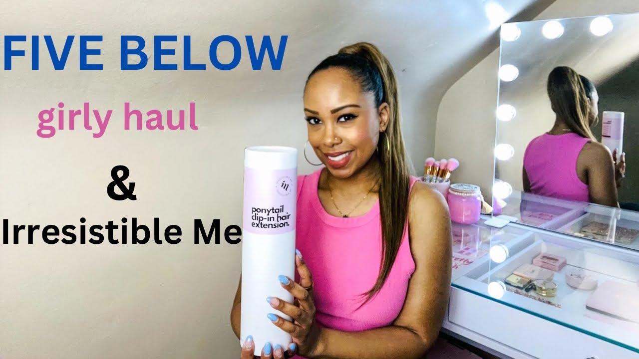 PINK GIRLY Five Below Fitness Haul + Irresistible Me Clip In Hair ...