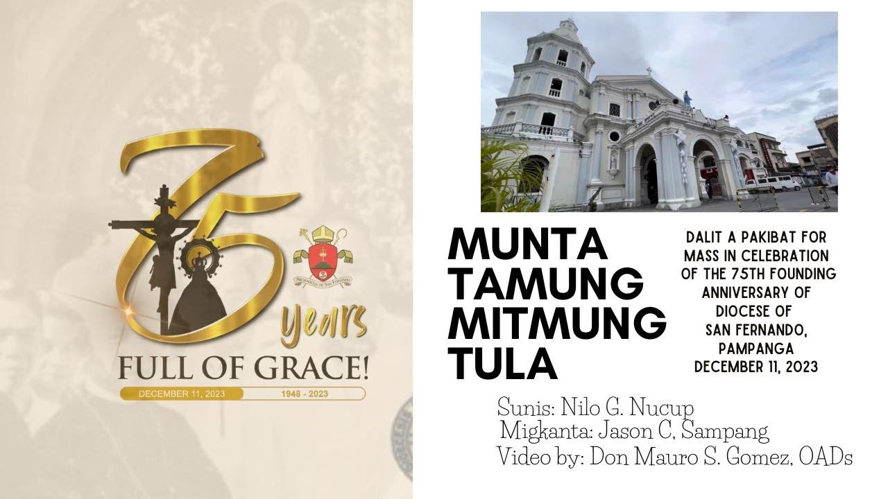 MUNTA TAMUNG MITMUNG TULA | DALIT A PAKIBAT: 75th ANNIVERSARY DSF ...