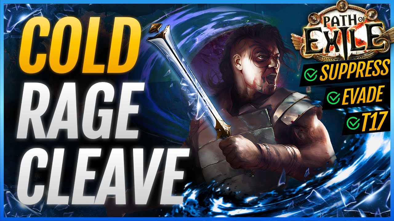 3.24 COLD RAGE Cleave is Almost RANGED - Berserker Build Guide for Path ...
