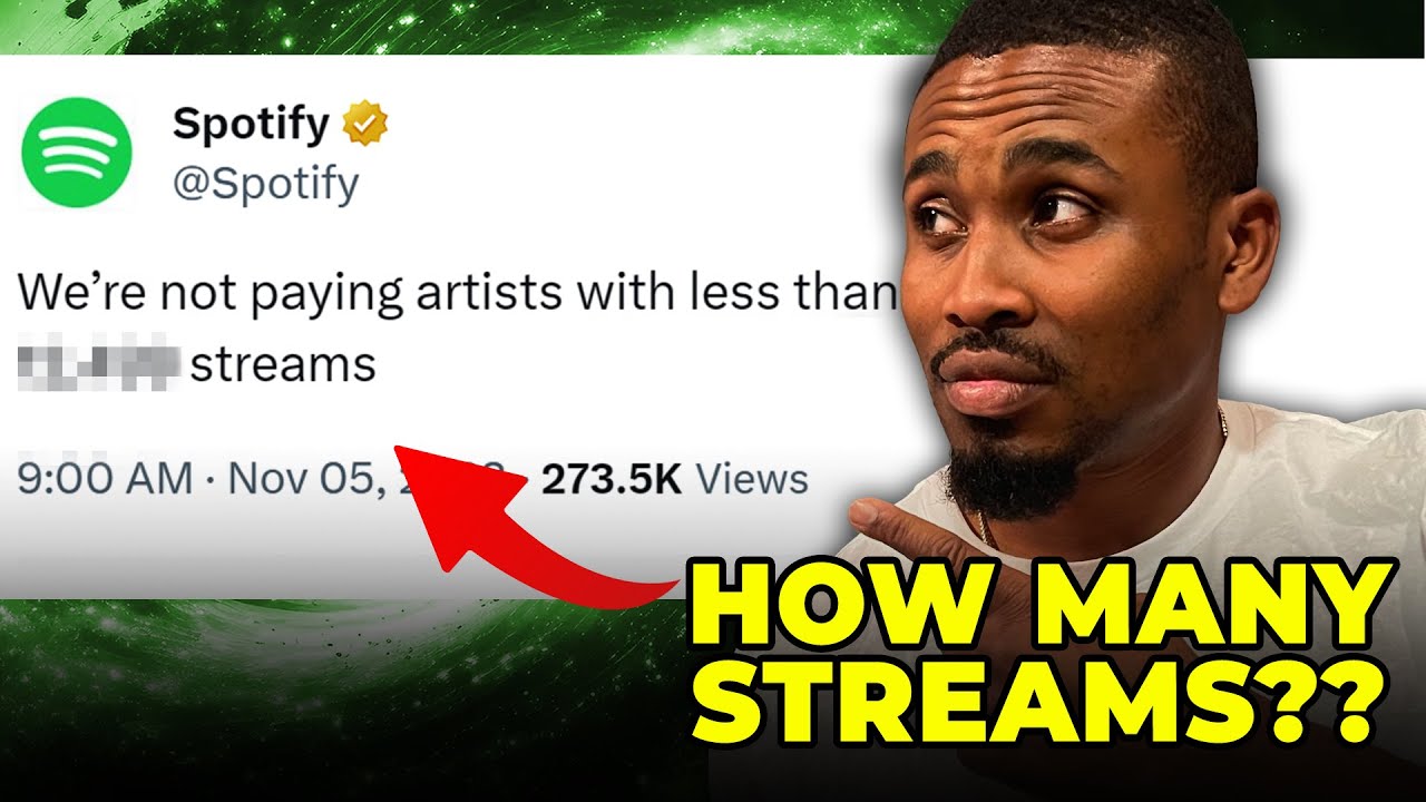 BREAKING NEWS! Spotify Finally Reveals Their New Streaming Minimum (In ...