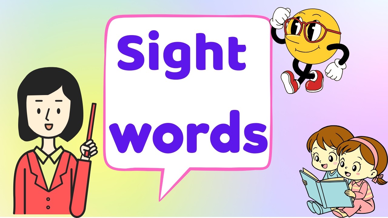 learn sight words for kids | the, to, and, in, is | interactive ...