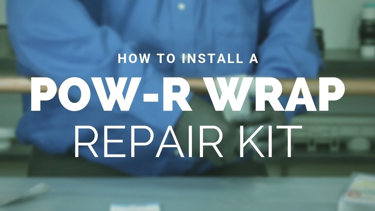 How to Install a Fernco Pow-R Wrap Pipe Repair Kit - YouTube