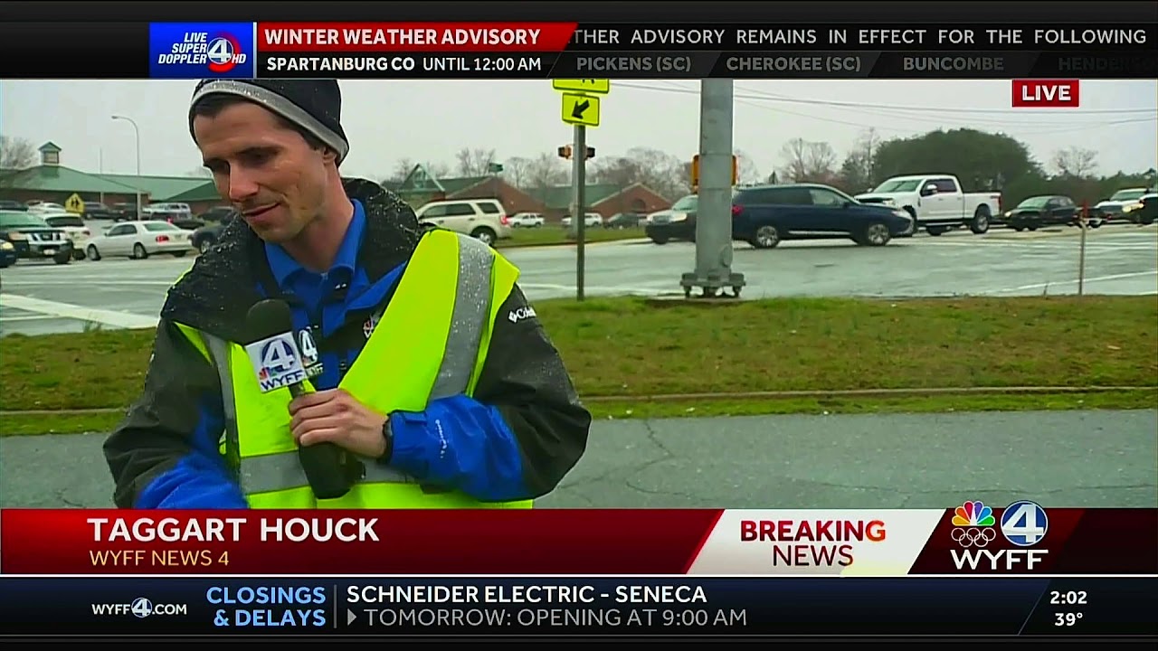 WYFF News 4's Winter Weather Coverage #2 l 2/20/2020 - YouTube