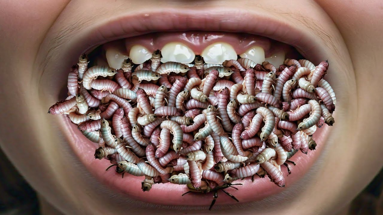 ASMR Mashi Maggots Infected Inside Mouth😭 | ASMR Mouth Treatment ...