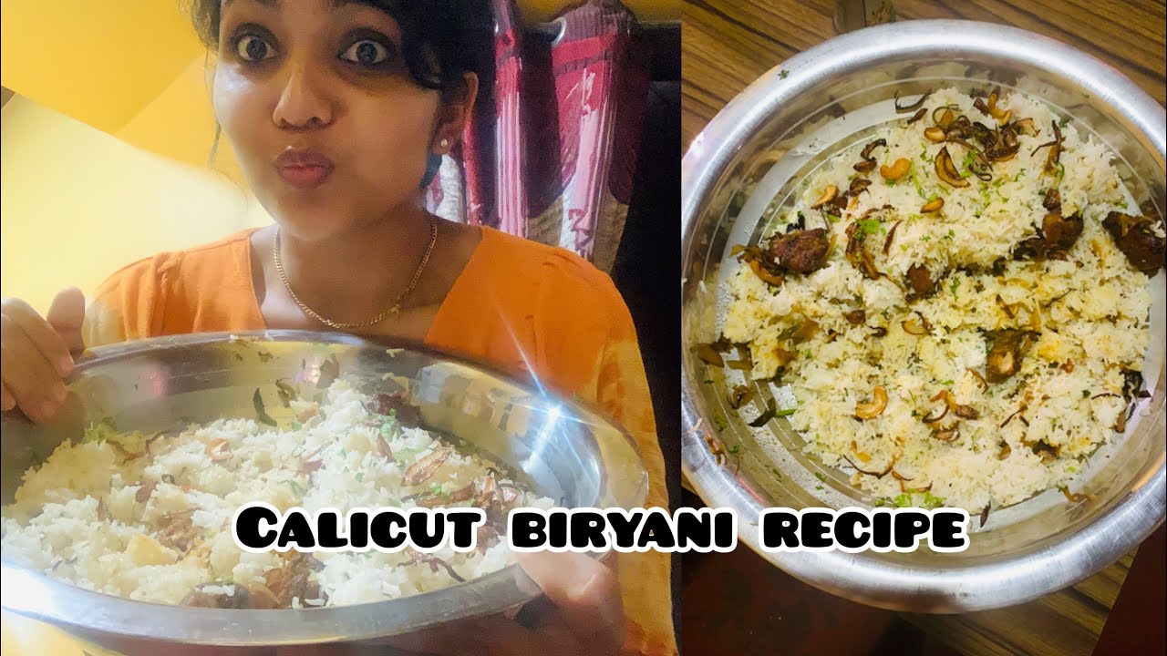 Oru calicut chicken biryani recipe #malyalam#cooking#blogger - YouTube