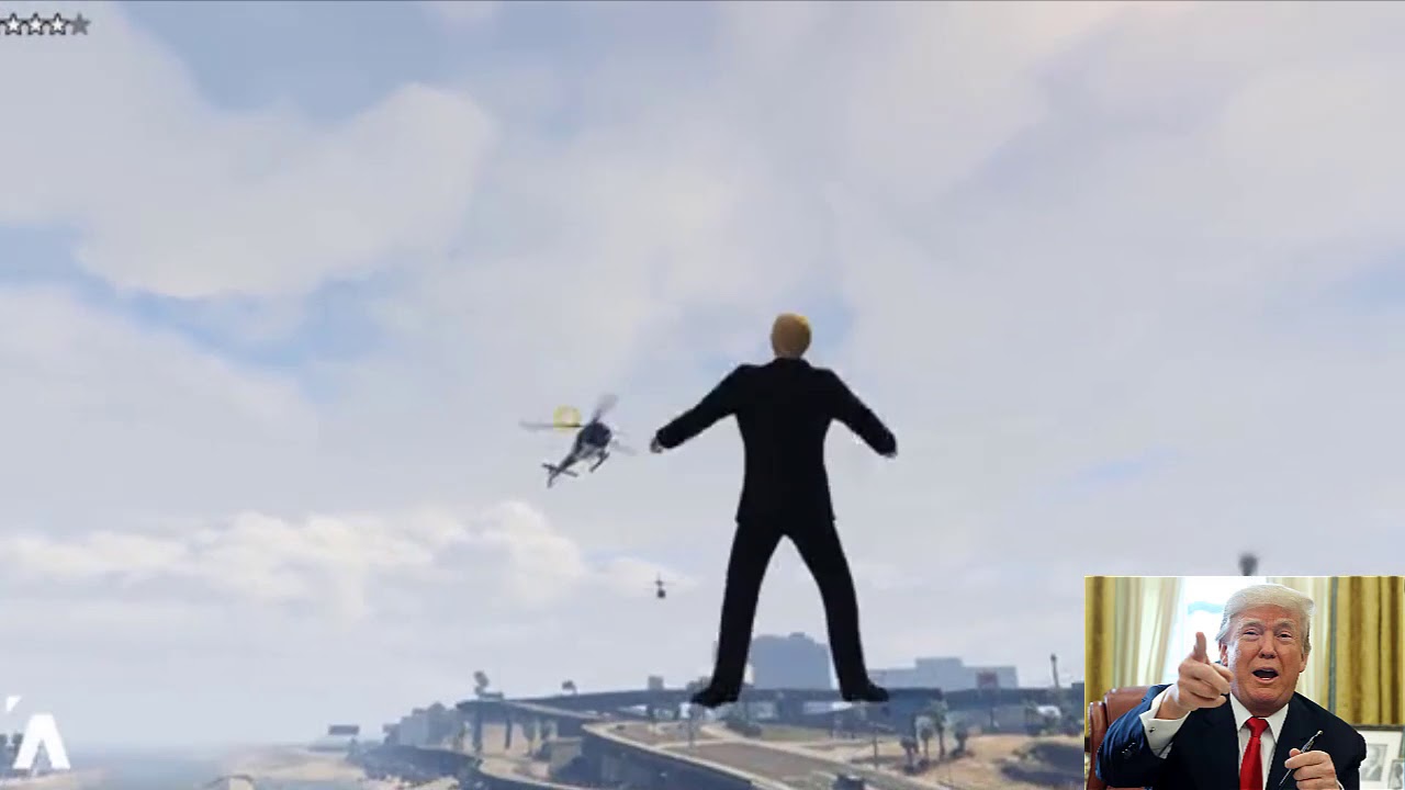 GTA 5 Gameplay Donald Trump Best Mod # 1 - YouTube