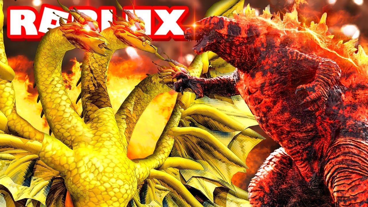 THERMO GODZILLA vs KING GHIDORAH in ROBLOX - YouTube