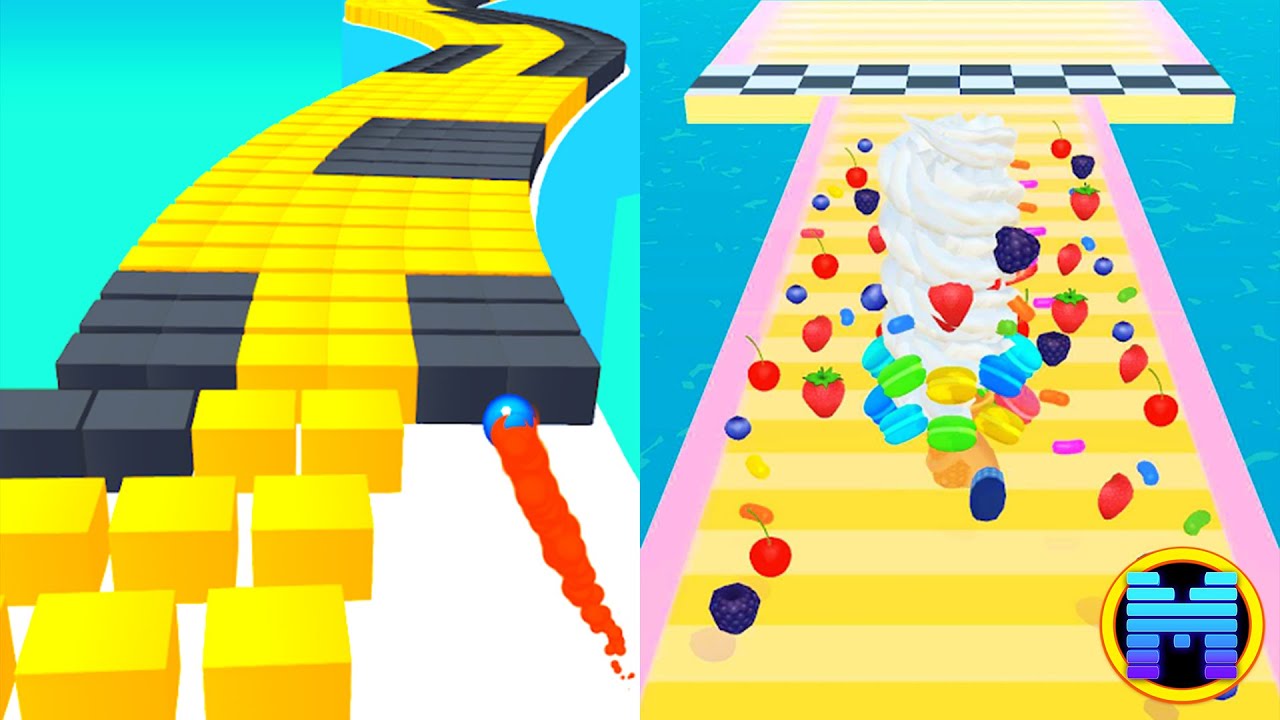 🆕 CRASH BALL VS ICE CREAM TOWER RUN Game Gameplay Mix Ep.1 all levels ...