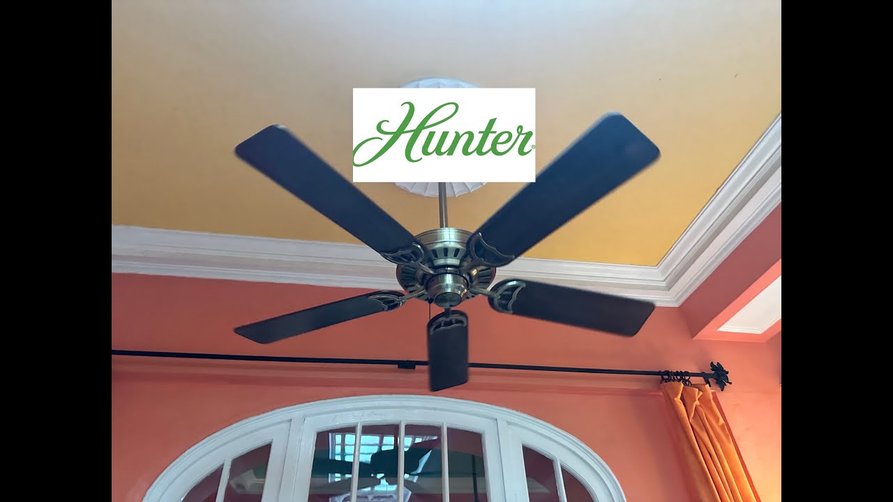 Hunter Studio Series Ceiling Fan 1 of 6 - YouTube