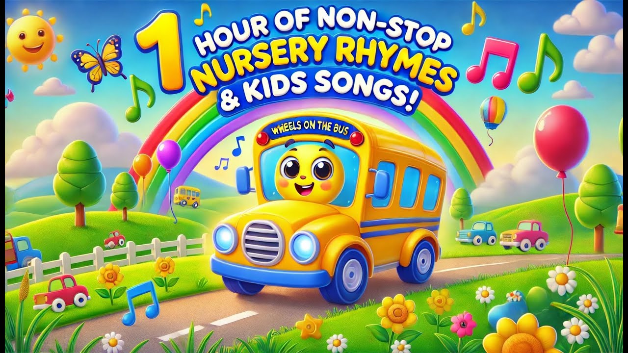 One Hour of Nursery Rhymes & Kids Songs Fun & Educational Music for ...